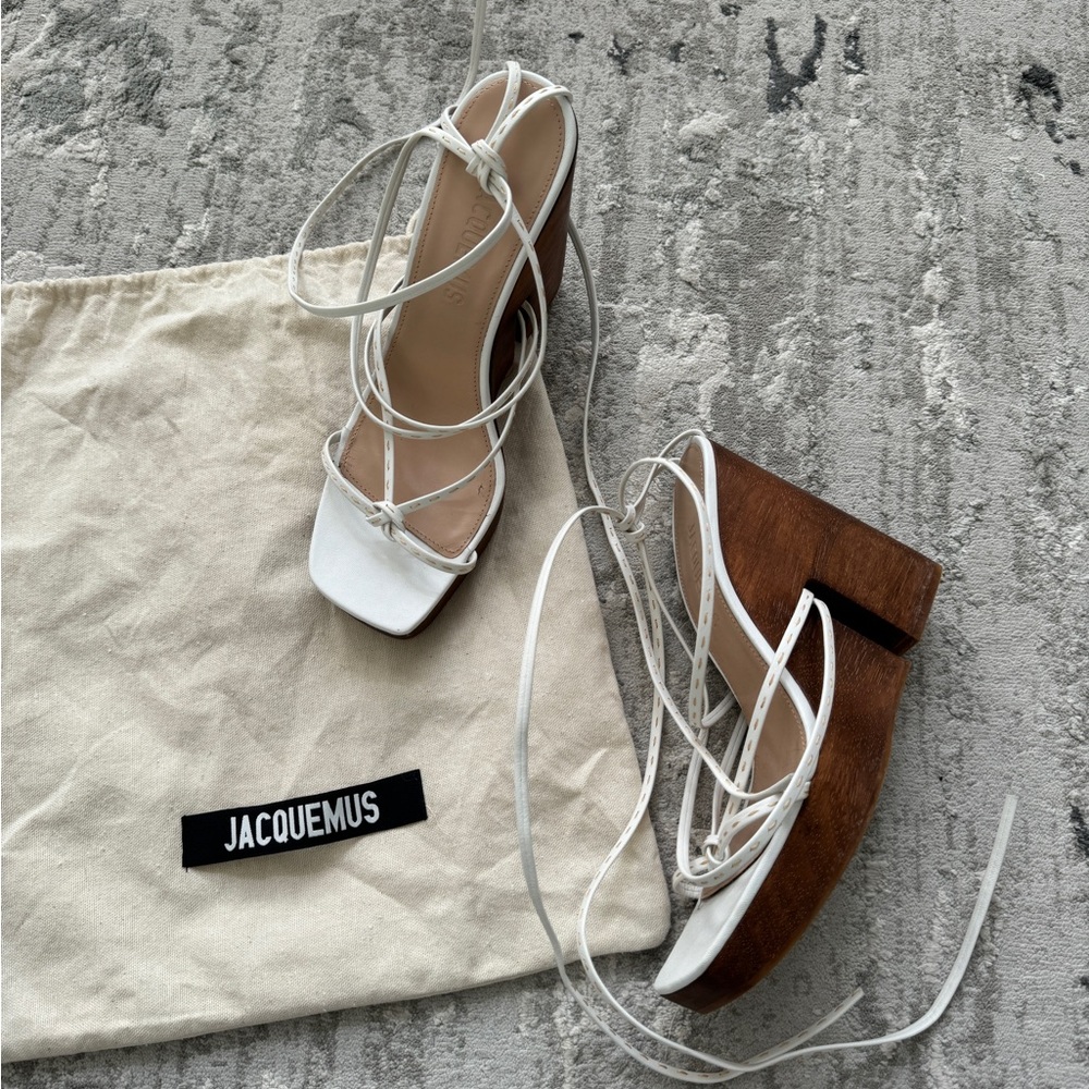 Jacquemus Pilotis Wedge White 40 - Gem